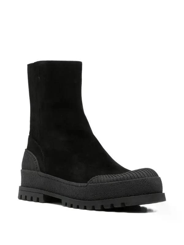 AQUAZZURA Rugged Suede Boots - Black