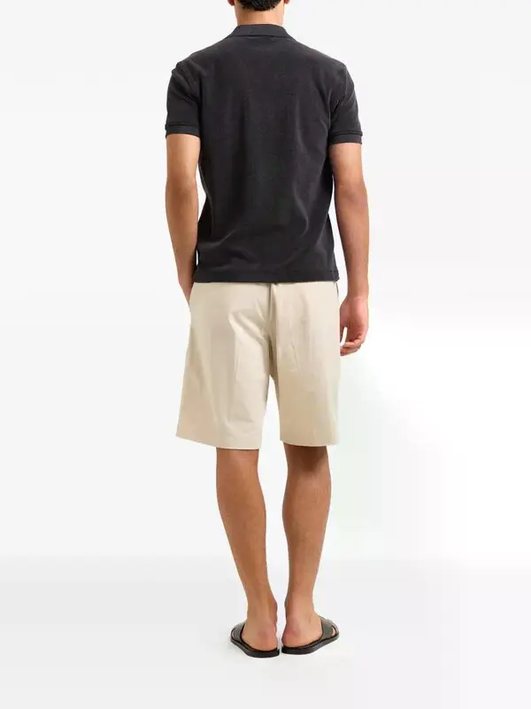 Orlebar Brown Towelling Polo Shirt - Black