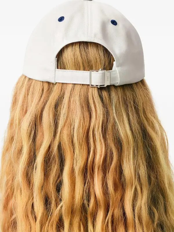 AMI Paris Two Toned Cotton Cap - Neutrals