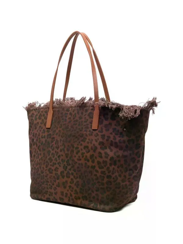 MC2 SAINT BARTH City Fringed-detail Tote Bag - Brown