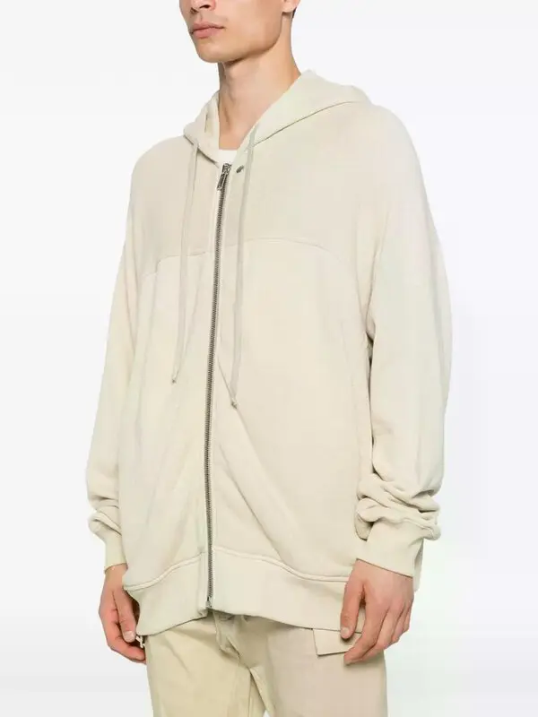 Rick Owens Zip-up Hoodie - Neutrals