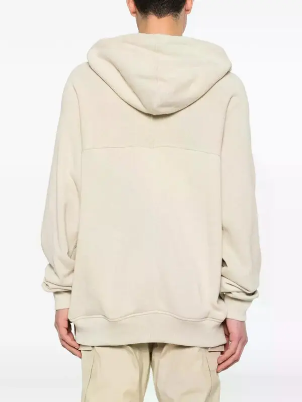 Rick Owens Zip-up Hoodie - Neutrals
