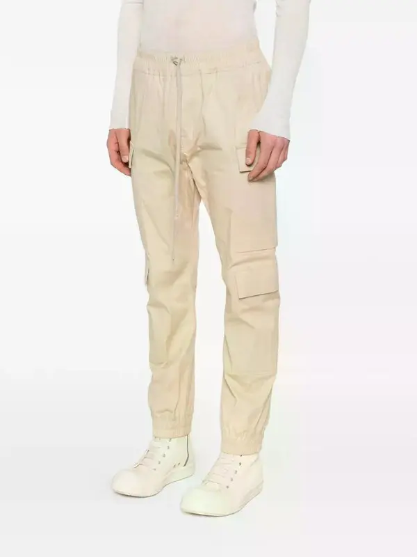 Rick Owens Drawstring Cargo Trousers - Neutrals