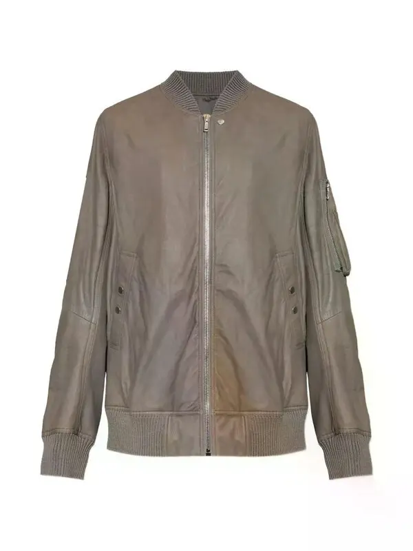Rick Owens Classic Flight Leather Jacket - Brown