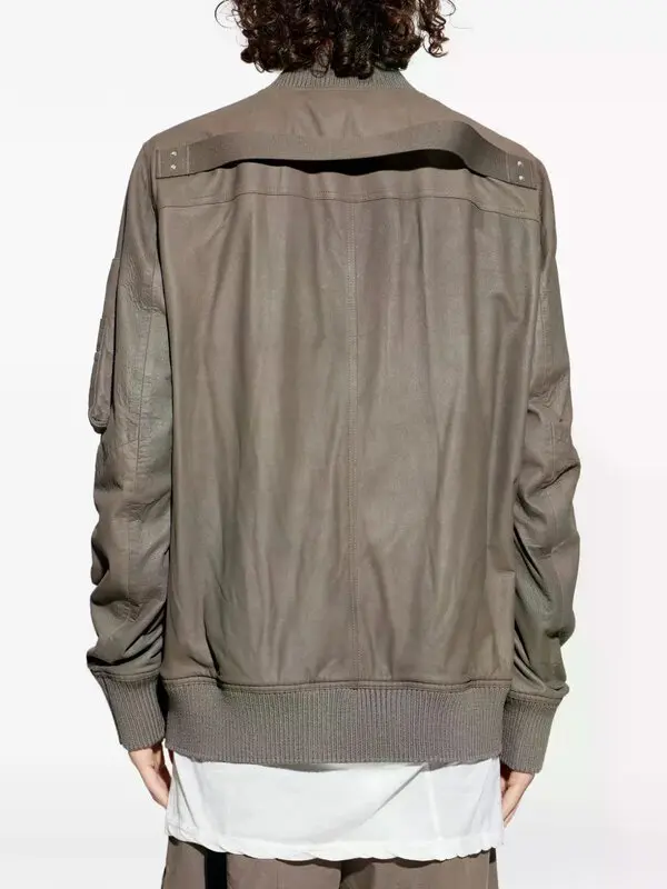 Rick Owens Classic Flight Leather Jacket - Brown