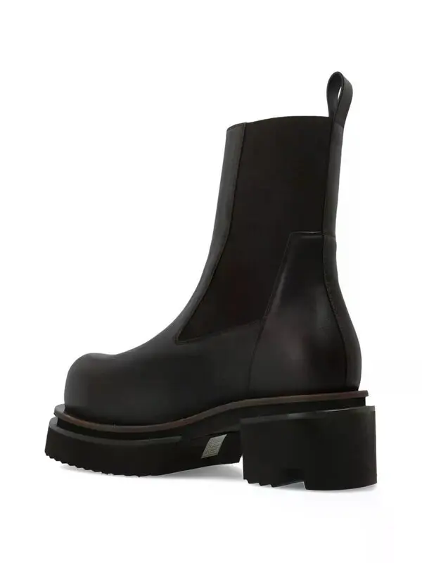 Rick Owens Temple Beatle Bogun Ankle Boots - Brown