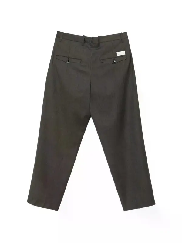 NINE:INTHE:MORNING Kai Pleated Trousers - Brown