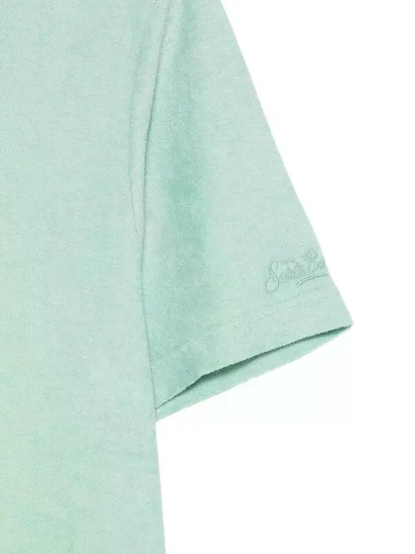 MC2 SAINT BARTH Embroidered Logo Polo Shirt - Green