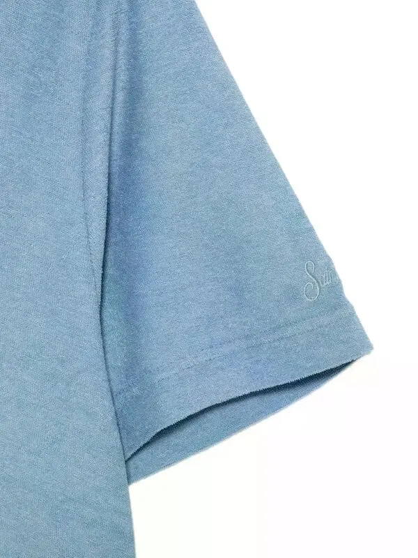 MC2 SAINT BARTH Collared T-shirt - Blue