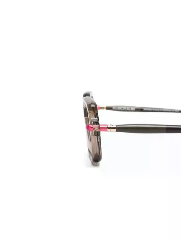 KUBORAUM Maske P4 Square-frame Sunglasses - Brown