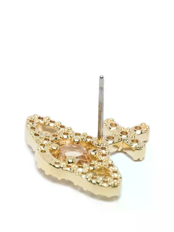 VIVIENNE WESTWOOD Olympia Orb-crystal Earrings - Gold