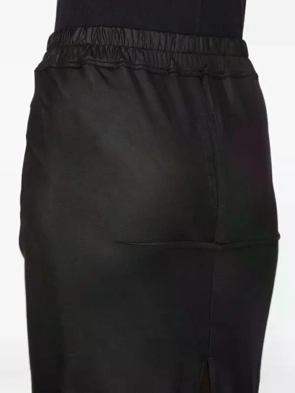 Rick Owens Sliced Drawstring Maxi Skirt