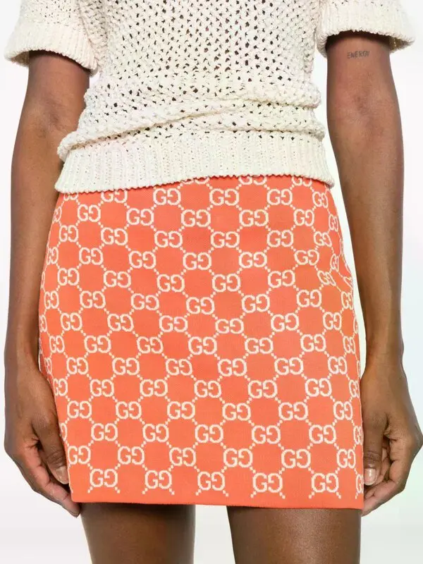 Gucci Patterned Mini Skirt