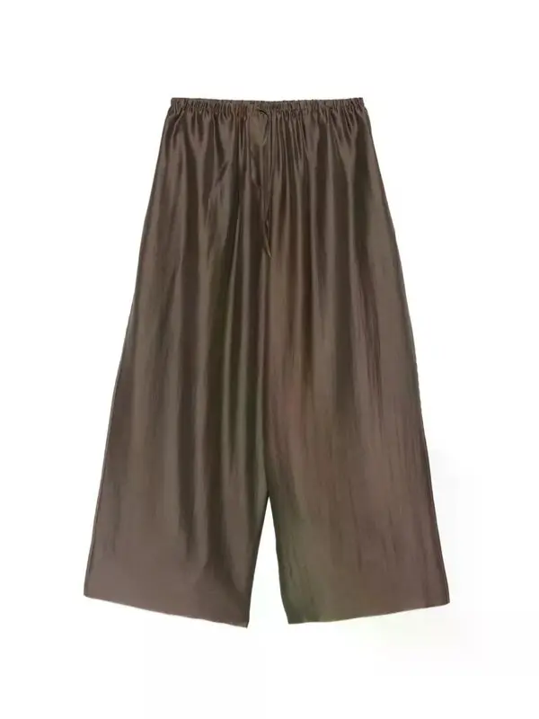 ENTIRE STUDIOS Drawstring-waist Palazzo Pants - Brown