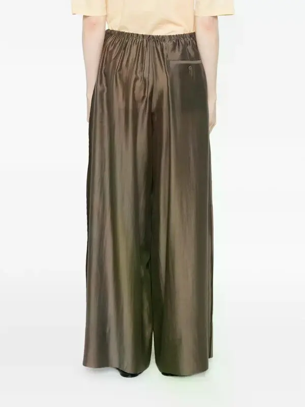 ENTIRE STUDIOS Drawstring-waist Palazzo Pants - Brown