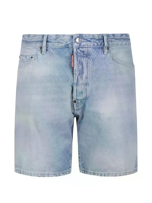 Dsquared2 Five-pocket Denim Shorts - Blue