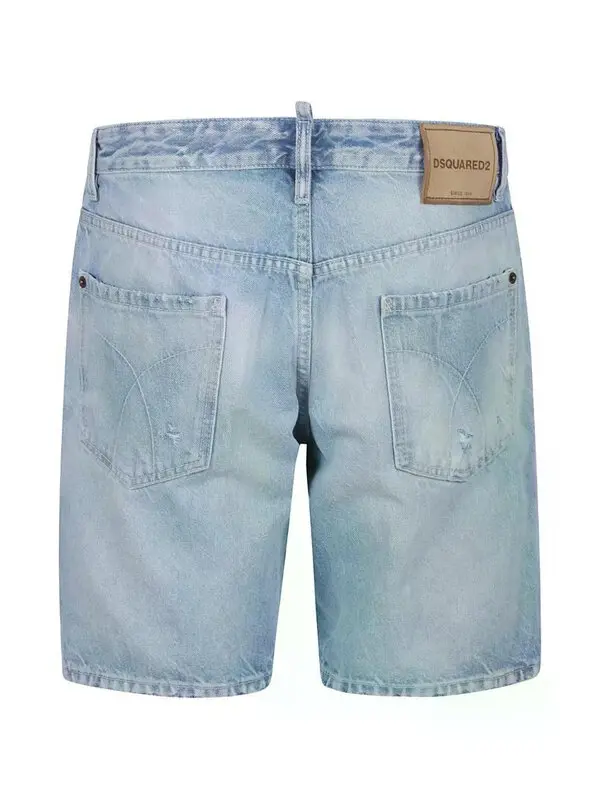 Dsquared2 Five-pocket Denim Shorts - Blue