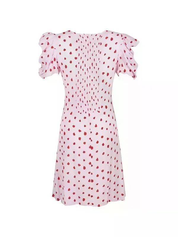 MAR DE MARGARITAS Ruffled-sleeves Dress - Pink