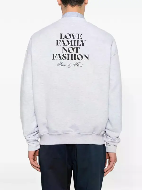 FAMILY FIRST Lettering Sweatshirt