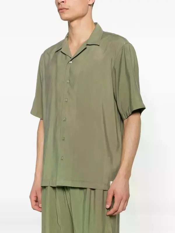 FAMILY FIRST Camp-collar Short-sleeve Shirt