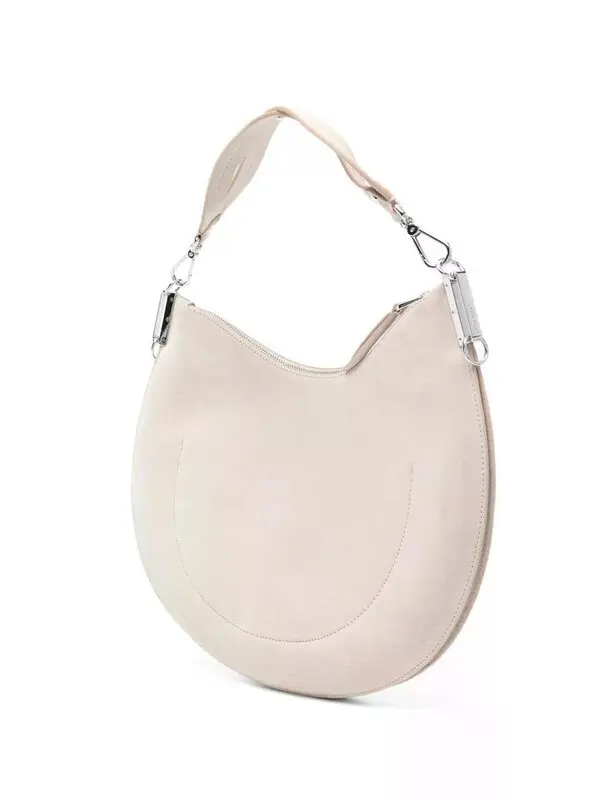 COCCINELLE Zip-fastening Suede Shoulder Bag - Neutrals