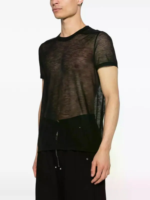Rick Owens Sheer Seam T-shirt