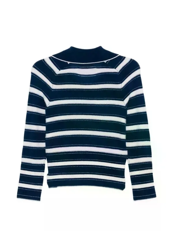 Guest In Residence Striped Sweater - Blue