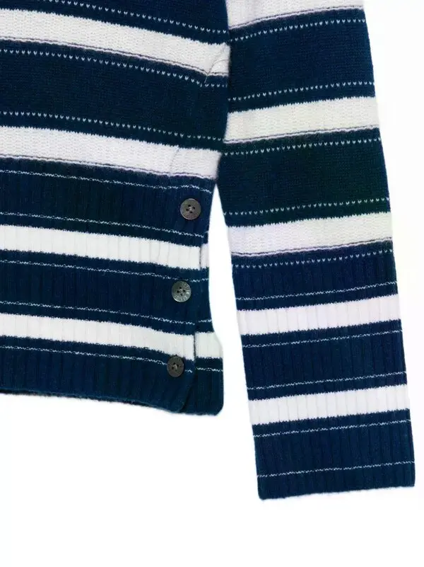 Guest In Residence Striped Sweater - Blue