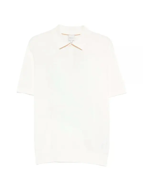 Paul Smith Buttoned Polo Shirt - Neutrals