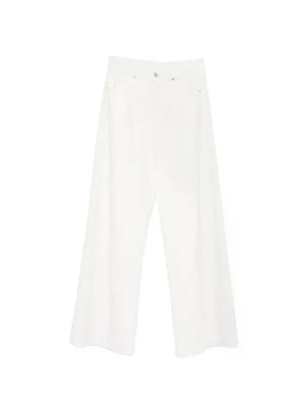 NINE:INTHE:MORNING Audrey Straight Leg Jeans - White