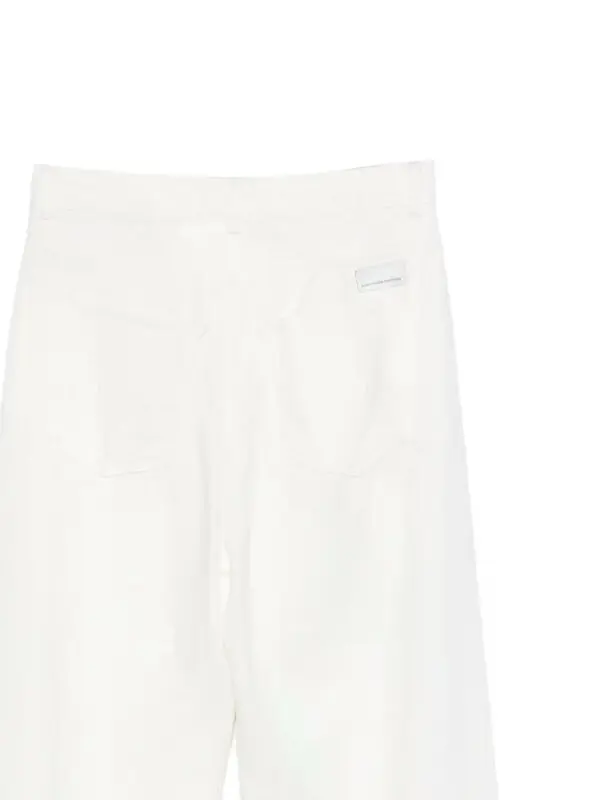 NINE:INTHE:MORNING Audrey Straight Leg Jeans - White