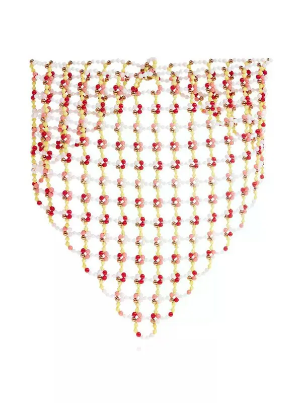 Etro Beaded Scarf - White