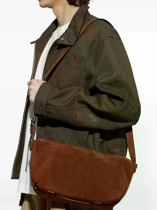Moschino Zip Leather Tote - Brown