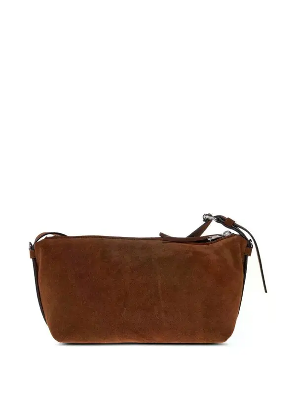 Moschino Zip Leather Tote - Brown