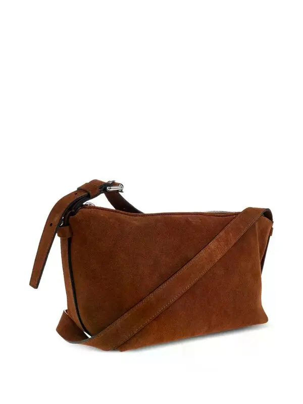 Moschino Zip Leather Tote - Brown