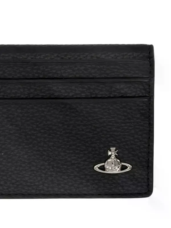 VIVIENNE WESTWOOD Orb-plaque Card Holder - Black