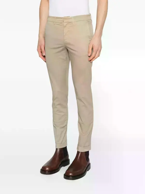 FAY Turned-up Trousers - Neutrals