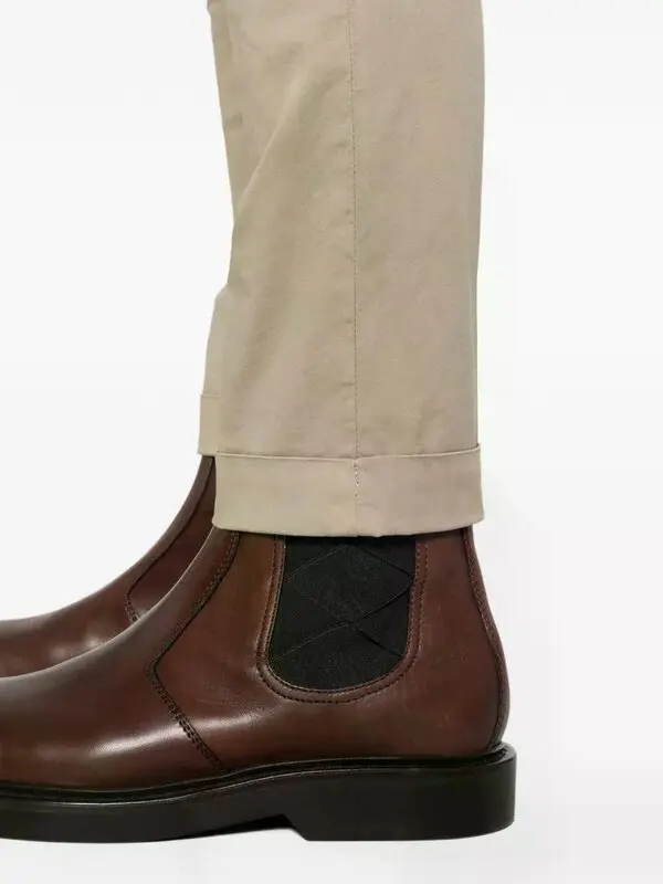 FAY Turned-up Trousers - Neutrals