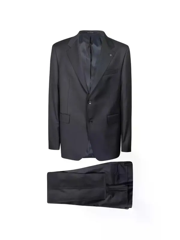 Tagliatore Two-peice Virgin Wool Suit - Blue