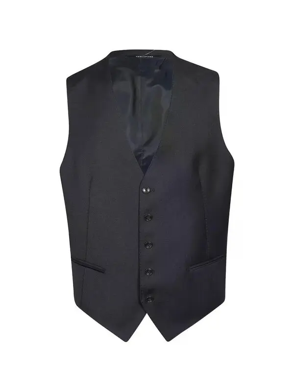 Tagliatore Three-piece Wool Suit - Blue