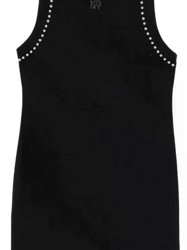 Dkny Beaded Sleeveless Midi Dress