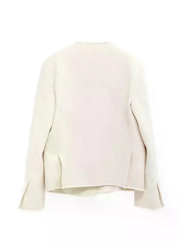 TOTEME Open-front Bouclé Blazer - Neutrals