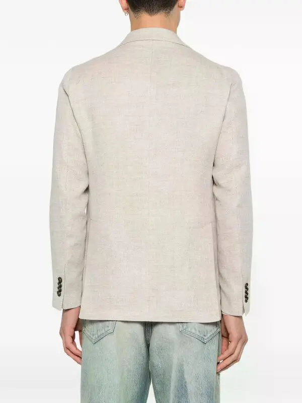 Tagliatore Button-fastening Blazer - Neutrals