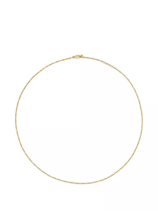 Monica Vinader Textured Chain Necklace - Gold