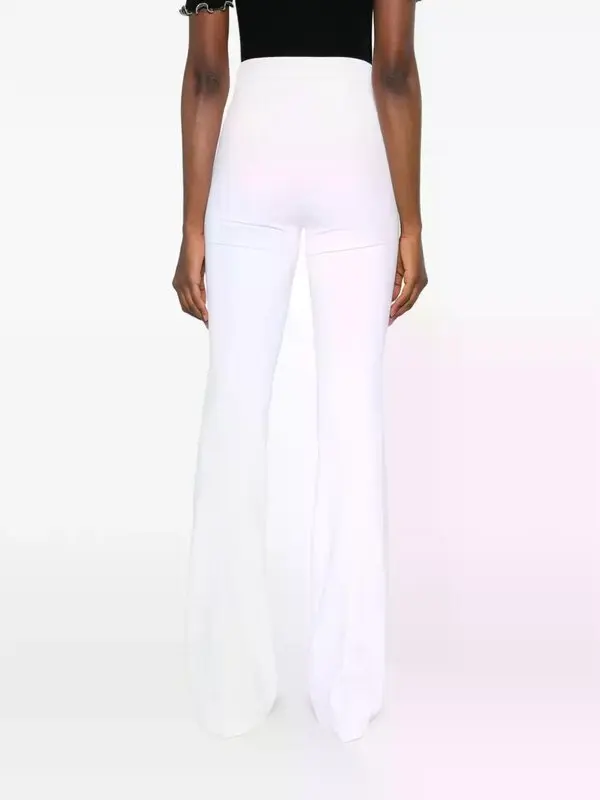 Elisabetta Franchi Flared Trousers - White
