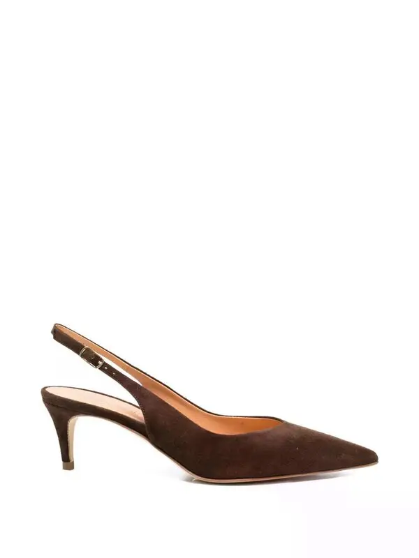 THE SELLER Point-toe Slingback Pumps - Brown