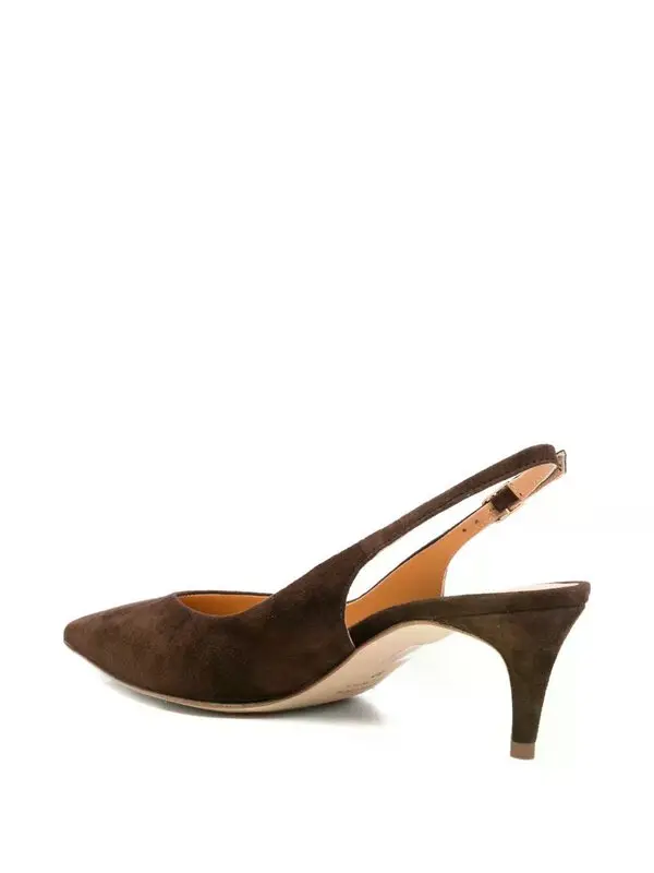 THE SELLER Point-toe Slingback Pumps - Brown