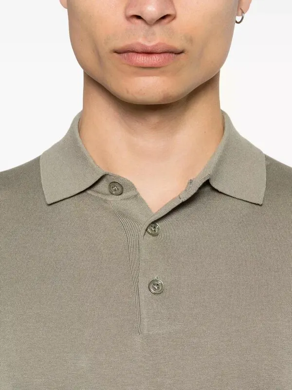 PAOLO PECORA Short-sleeve Polo Shirt - Green