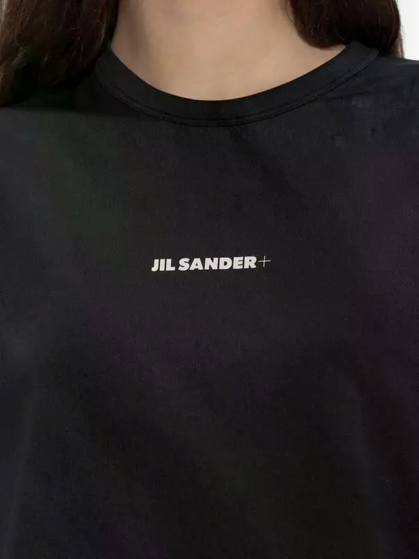 JIL SANDER Logo Print T-shirt - Black