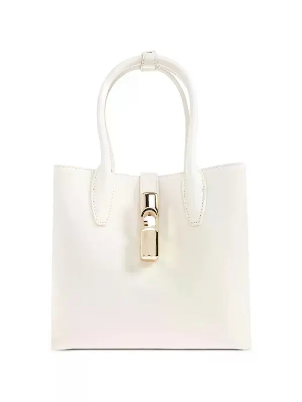 Furla Top-handle Padlock Tote - Neutrals